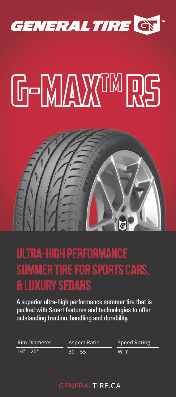 G-MAX RS - Ultra-high performance summer tyre for sports cars, and luxury sedans. | General Tire